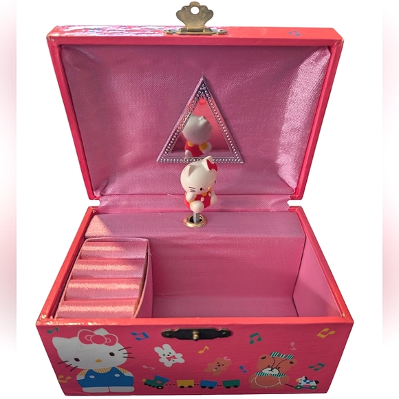 Hello Kitty | Toys | Vintage Hello Kitty Pink Musical Jewelry Box ...